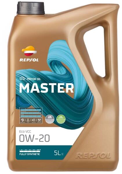 Repsol Master Eco VCC 0W-20 5L Моторни масла, най-евтина оферта от 109 ...