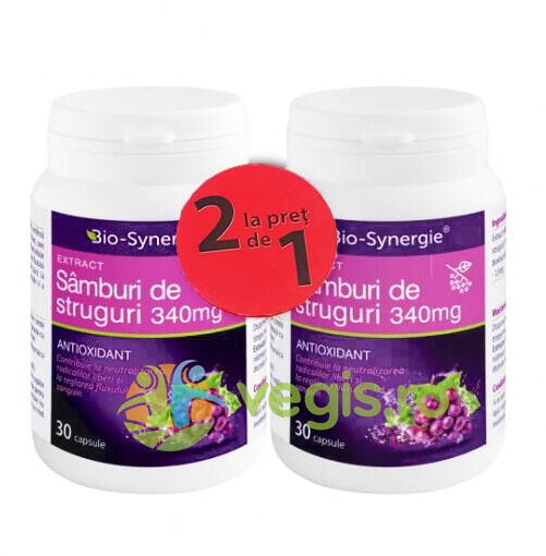 Bio-Synergie Pachet Extract Samburi de Struguri 30cps+30cps (Suplimente ...