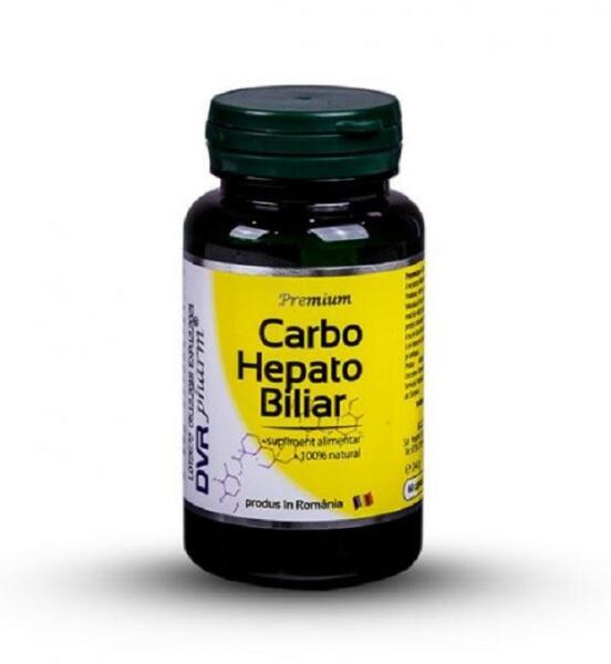 DVR Pharm Carbo Hepato Biliar Pachet 60 capsule + 30 capsule DVR Pharm ...