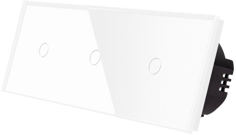 Luxion Intrerupator Simplu + Simplu + Simplu cu Touch din Sticla LUXION ... Luxion Intrerupator Simplu + Simplu + Simplu cu Touch din Sticla LUXION ...