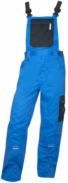 ARDON Pantaloni de lucru cu pieptar 4TECH - Albastră / neagră | 60 ...