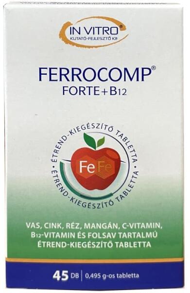Vásárlás: Ferrocomp Forte + B12-vitamin tabletta 45db ...