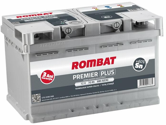 ROMBAT Premier Plus 70Ah 680A right+ (5702K90068ROM) (Acumulator auto ...