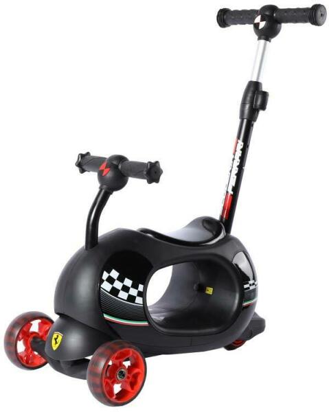 mesuca sports Детска тротинетка с родителски контрол Ferrari 4 в 1 ...