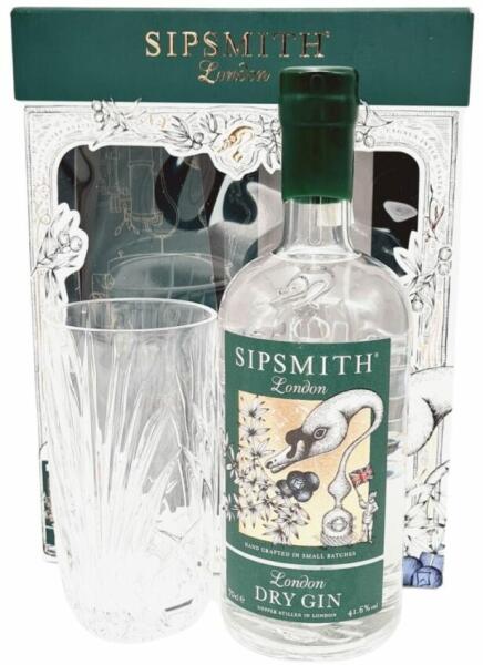 SIPSMITH London Dry Gin 0.7L+1 Pahar, 41.6% (Gin) - Preturi