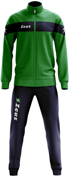 Zeus Мъжки анцуг Zeus Tuta Apollo Men Tracksuit Green Navy - Цени ...