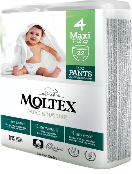 Vásárlás: Moltex Pure & Nature 4 Maxi (7-12kg) 22db Pelenka árak ...
