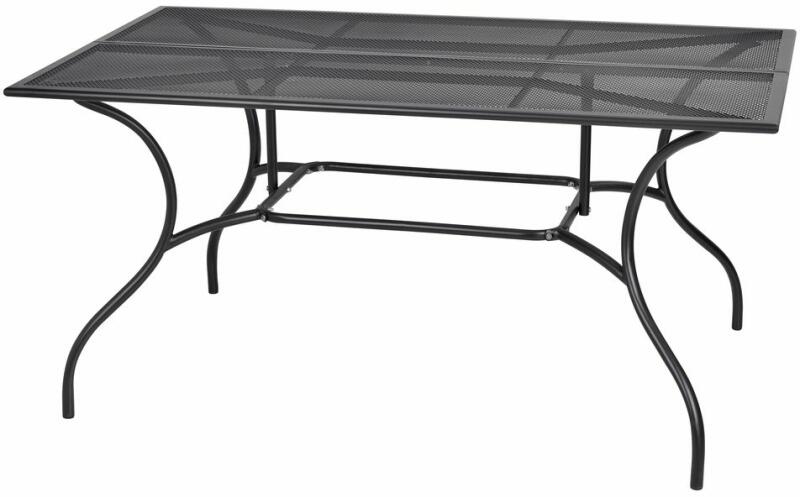 ROJAPLAST Masă de grădină metalică ZWMT-83 - dreptunghi 90 x 150 cm (609/9) (Masa de gradina ...