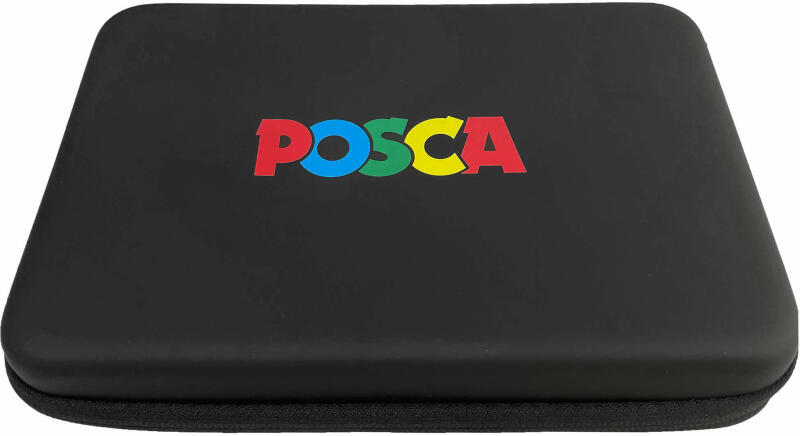 uni Marker varf 0.7-8 mm UNI Posca, 24 buc/set, mapa neagra (Marker ...