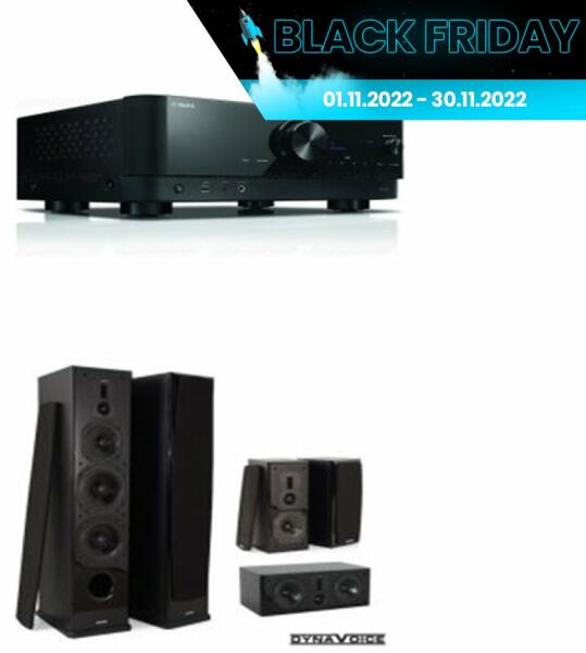 Yamaha RX-V4A + Dynavoice Definition DF-8 + DC-5 + DM-6 Amplificator ...