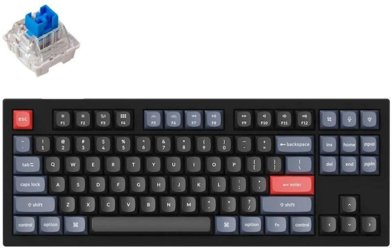 Keychron V3 TKL Knob QMK Carbon Black K Pro Blue (V3-D2) Tastatura ...