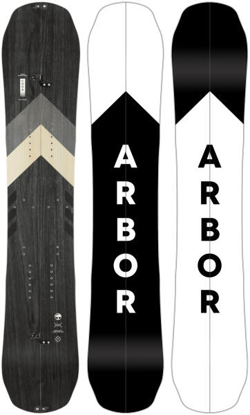 Arbor Set Placa Splitboard cu foci predecupate Unisex Arbor Coda Rocker ...