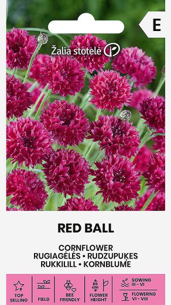 Seklos Центаурея (Метличина) червена / Red bal Семена и луковици за ...