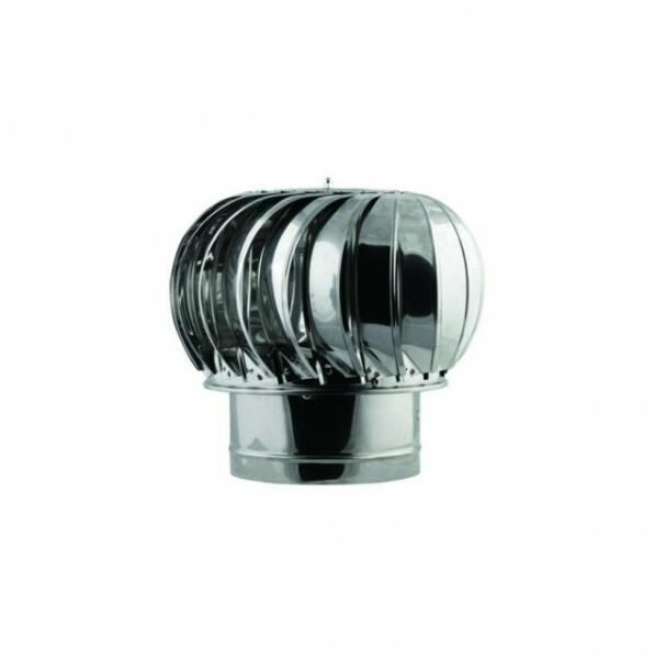 DSH Capac terminal rotativ pentru cos fum, Inox (Diametru: 200 mm) (Cos ...