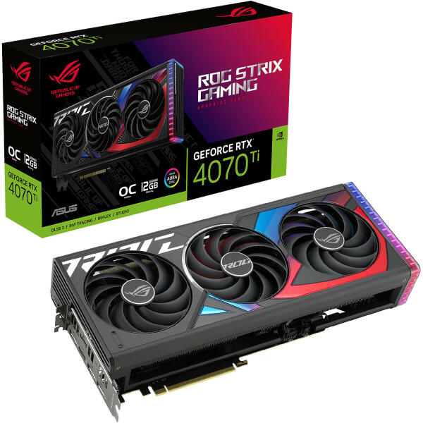 ASUS GeForce RTX 4070 Ti ROG STRIX 12G GDDR6X OC (ROG-STRIX-RTX4070TI ... ASUS GeForce RTX 4070 Ti ROG STRIX 12G GDDR6X OC (ROG-STRIX-RTX4070TI ...