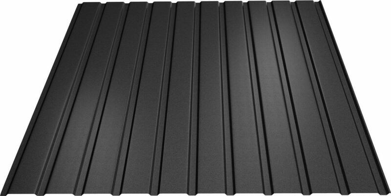 BILKA Tabla cutata T8 BILKA Mat Ral 9005 Negru 0.45mm (6478) (Tigla ...