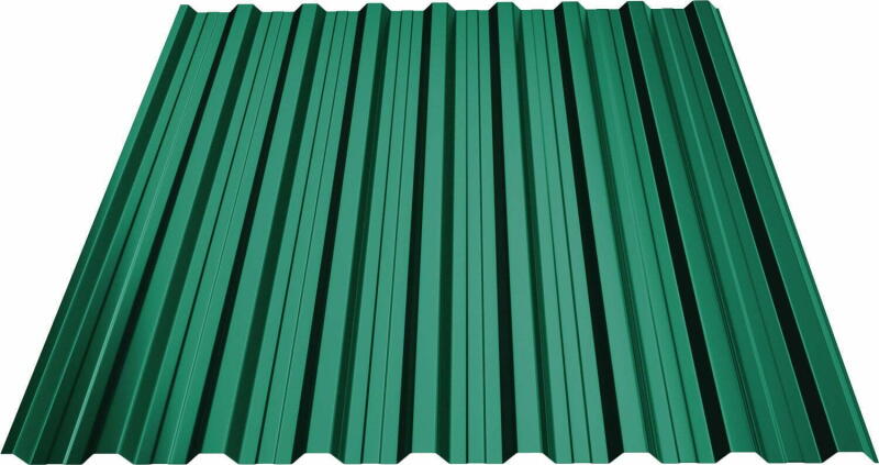 BILKA Tabla cutata T18 BILKA Lucios Ral 6005 Verde 0.45mm (6595) (Tigla ...