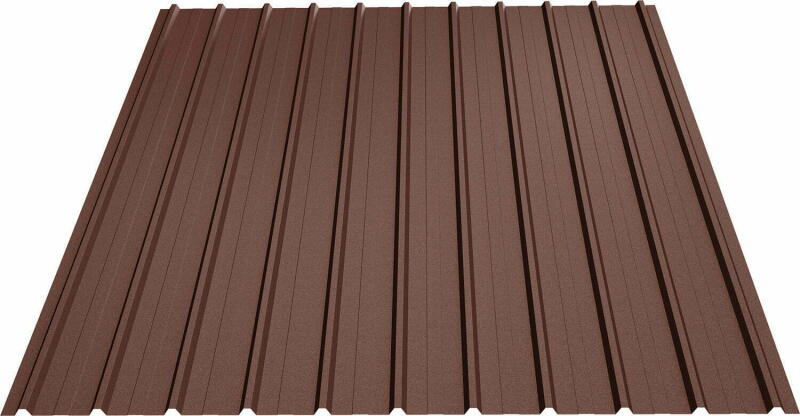 BILKA Tabla cutata T12 BILKA Mat Ral 8017 Maro Ciocolatiu 0.40mm (6494 ...