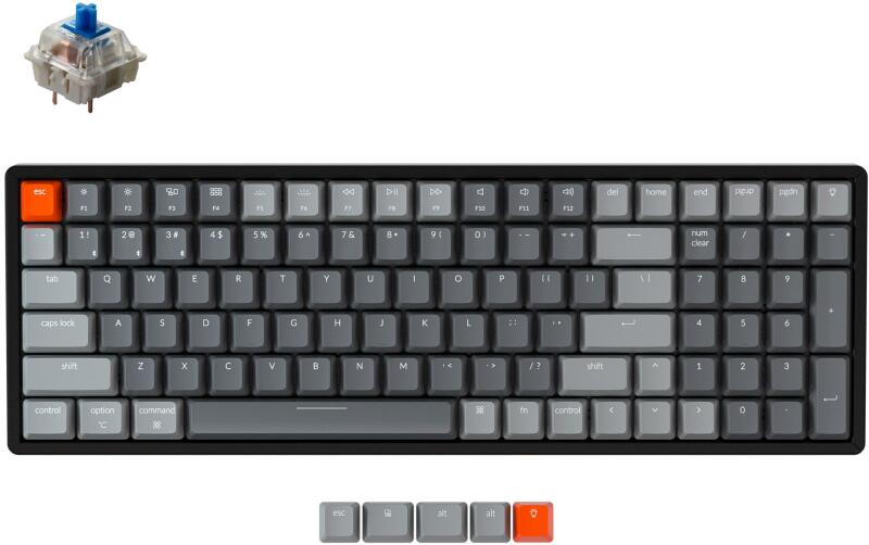 Keychron K4 Hot-Swappable Full-Size Gateron (K4-J2) - Цени, евтини ...