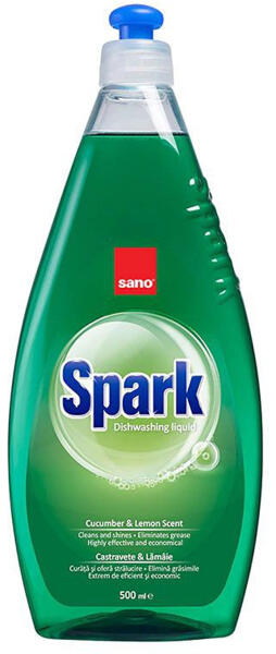 Sano Spark Detergent Vase 500ml Castravete (Detergent (vase)) - Preturi