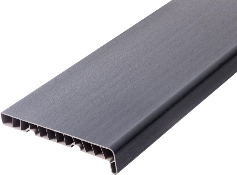 WindowMAG Glaf PVC interior pentru ferestre, gri antracit, 300 x 10 x 2 ...