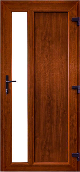 WindowMAG Usa din PVC cu geam termopan, montant vertical 1/3 tip 4, 4 ...