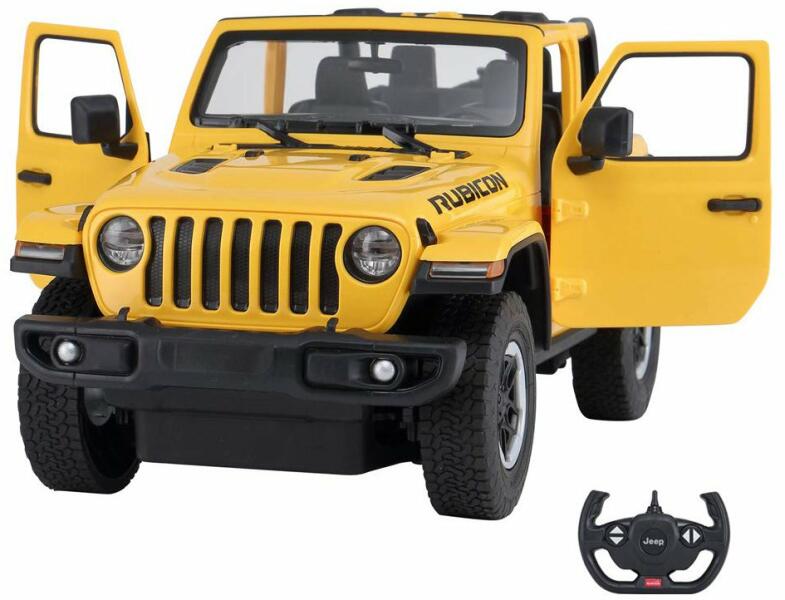 Rastar Masina cu telecomanda Rastar Jeep Wrangler, RC, 1: 14, Galben ...