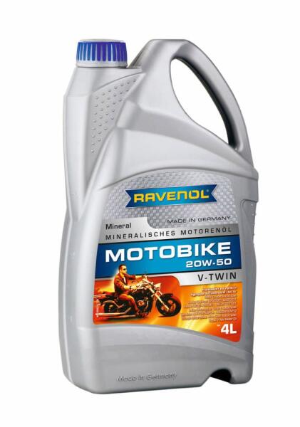 RAVENOL Motobike V-Twin 20W-50 4 l Моторни масла, най-евтина оферта от ...