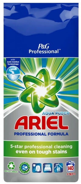 Vásárlás: Ariel Regular 9,1 kg (140 mosás) Mosószer, mosópor árak ...