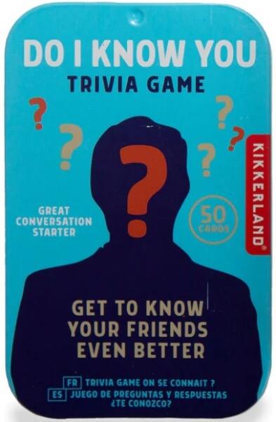 Kikkerland Joc de societate Do I Know You? Trivia Game - Party (Joc de ...