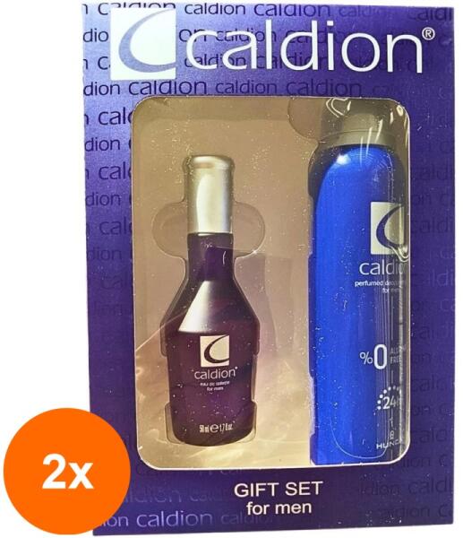 Caldion Set 2 x Caseta Caldion, Barbati, Apa de Toaleta 50 ml si ...