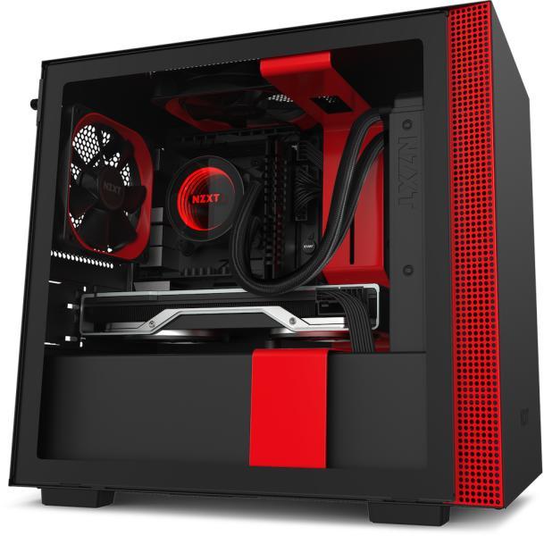 NZXT H210 Black /Red (CA-H210B-BR) (Carcasa) - Preturi