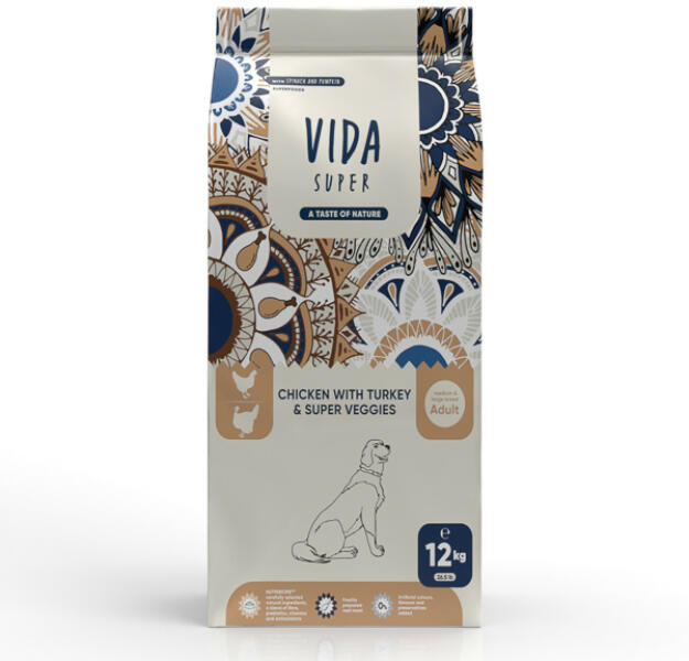 Vásárlás: Kraftia Vida Super Adult Medium/Large Chicken & Turkey ...