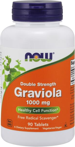 Vásárlás: NOW Graviola 1000 mg, Double Strength - 90 Tablets ...