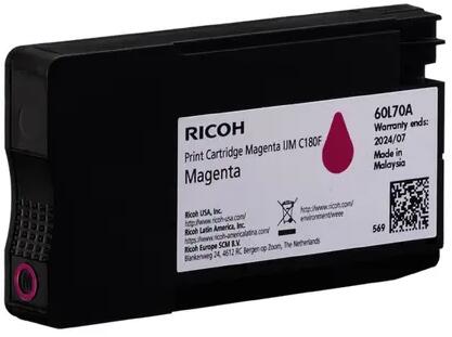Ricoh Касета с мастило RICOH IJM C180F, 1600 копия, Magenta (RICOH-INK ...
