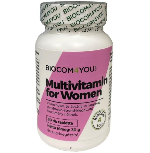 Vásárlás: Biocom Multivitamin for Women tabletta 60db ...
