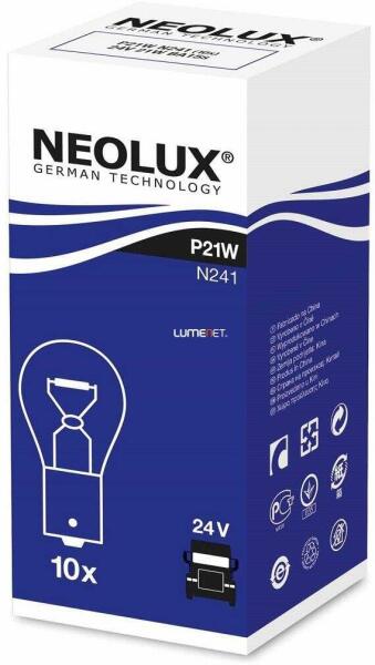 NEOLUX P21W 24V 10x (N241) (Bec auto) - Preturi