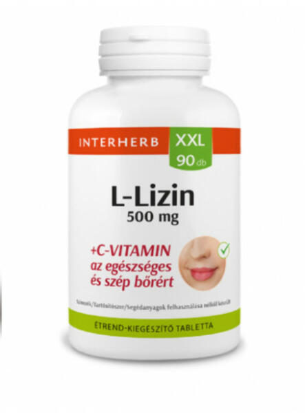 Vásárlás: INTERHERB XXL L-Lizin 500 mg + C-vitamin kapszula 90 db ...