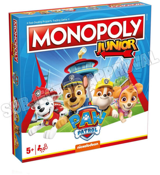 Winning Moves Monopoly Junior Patrula Catelusilor - Paw Patrol (RO) (Joc de societate) - Preturi
