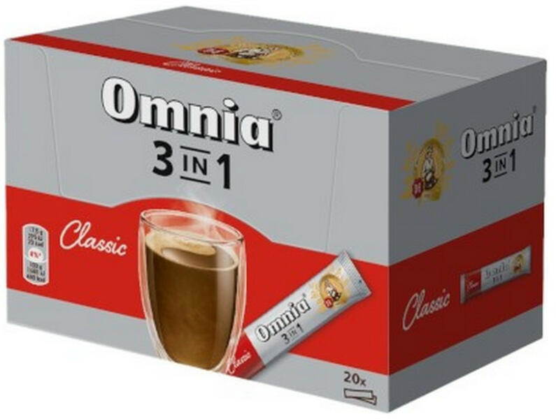 Vásárlás: Douwe Egberts Omnia Classic 3in1 20x17,5 g Kávé, kávépor árak összehasonlítása, Omnia ...