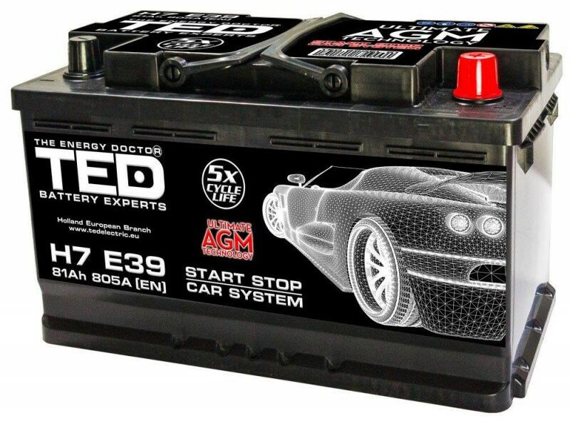 TED Electric 81Ah 805A (Acumulator auto) - Preturi