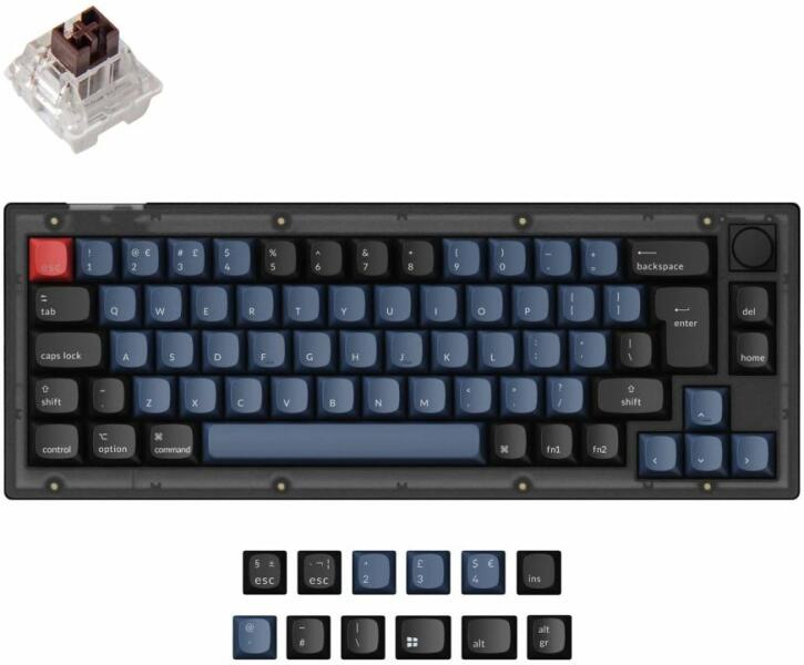 Keychron V2 Swappable RGB Backlight Brown Switch (V2-C3-UK) vásárlás ...