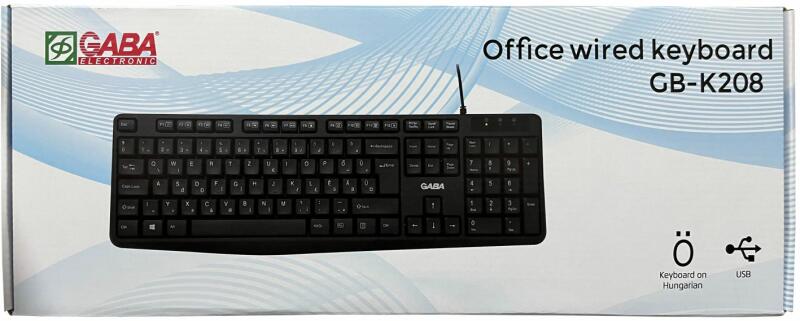 GABA Office Wired GB-K208 vásárlás, olcsó GABA Office Wired GB-K208 ...