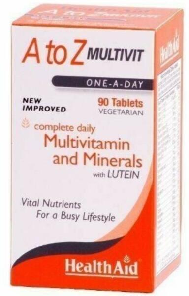 Vásárlás: HEALTHAID Multivitamin + Mineral A-Z tabletta 90 db ...