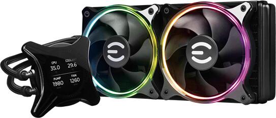 EVGA CLC 240mm All-In-One RGB (400-HY-CX24-V1) PC hűtő vásárlás, olcsó ...