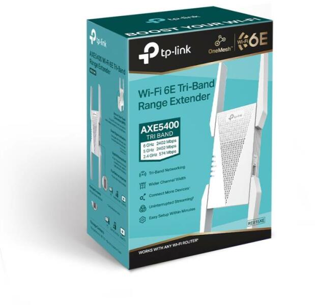 Vásárlás: TP-Link RE815XE AXE5400 Wi-Fi jelerősítő, range extender árak ...