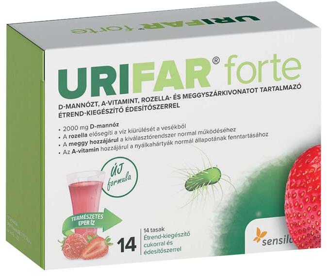 Vásárlás: Urifar Forte D-mannóz granulátum 14 db Táplálékkiegészítő ...