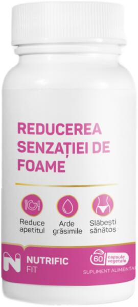 NUTRIFIC Reducerea senzatiei de foame, 60 capsule vegetale, Nutrific ...