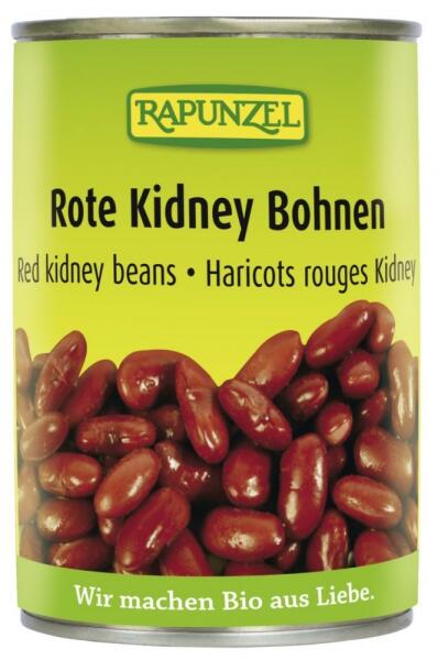 RAPUNZEL Fasole kidney rosie la conserva bio 400g (Conserva) - Preturi
