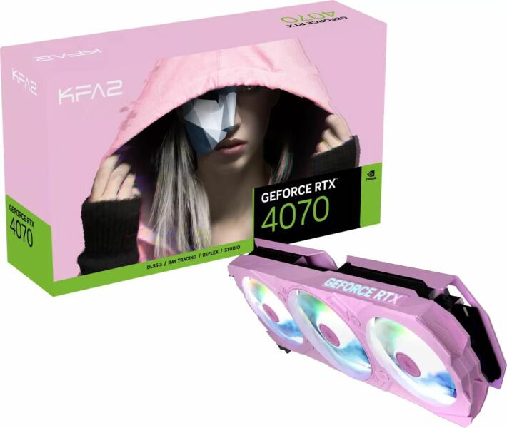 KFA2 RTX 4070 EX GAMER Pink 12GB GDDR6X (47NOM7MD7LKK) Placa video Preturi - KFA2 RTX 4070 EX ...